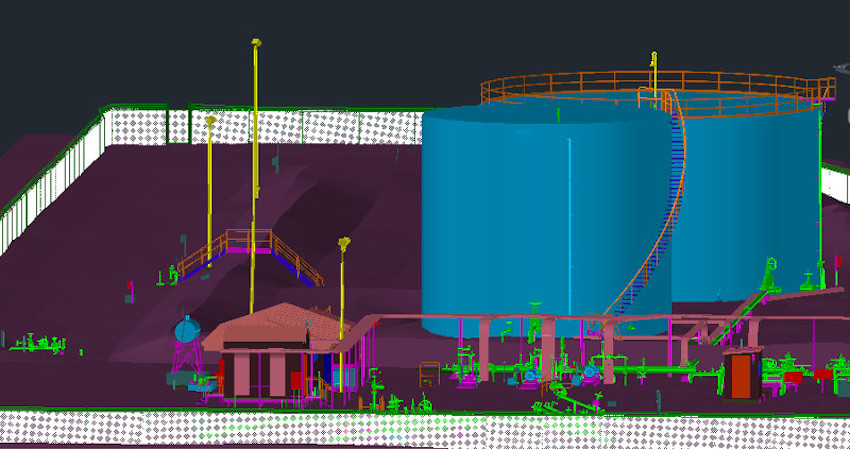 Point Cloud To autocad | 3d Revit mode - Geocentroid